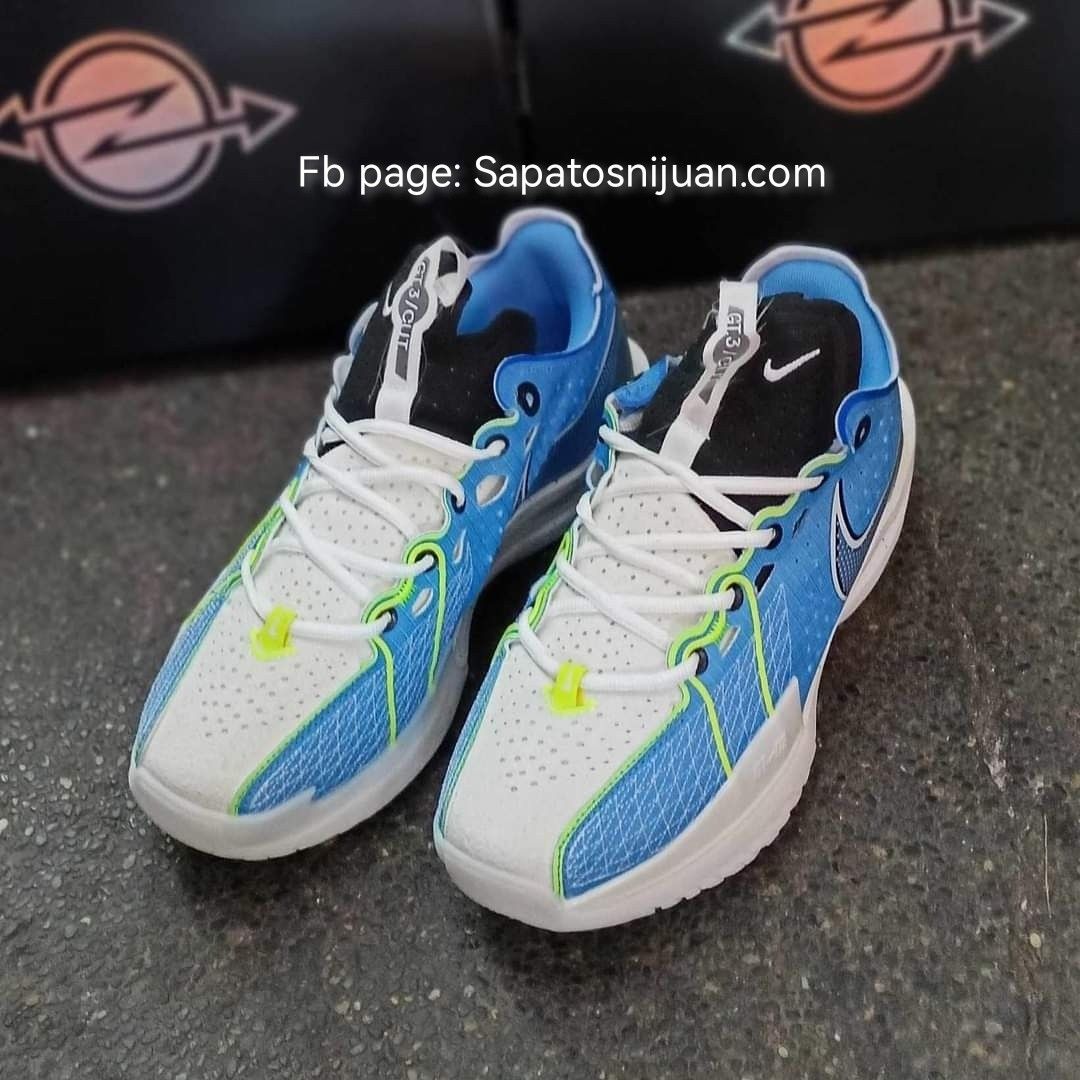 Nike Gt cut 3 blue, Men's Fashion, Footwear, Sneakers on Carousell