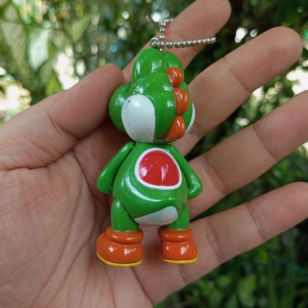 NINTENDO Super Mario Bros Yoshi Figure Keychain, Hobbies & Toys, Toys ...