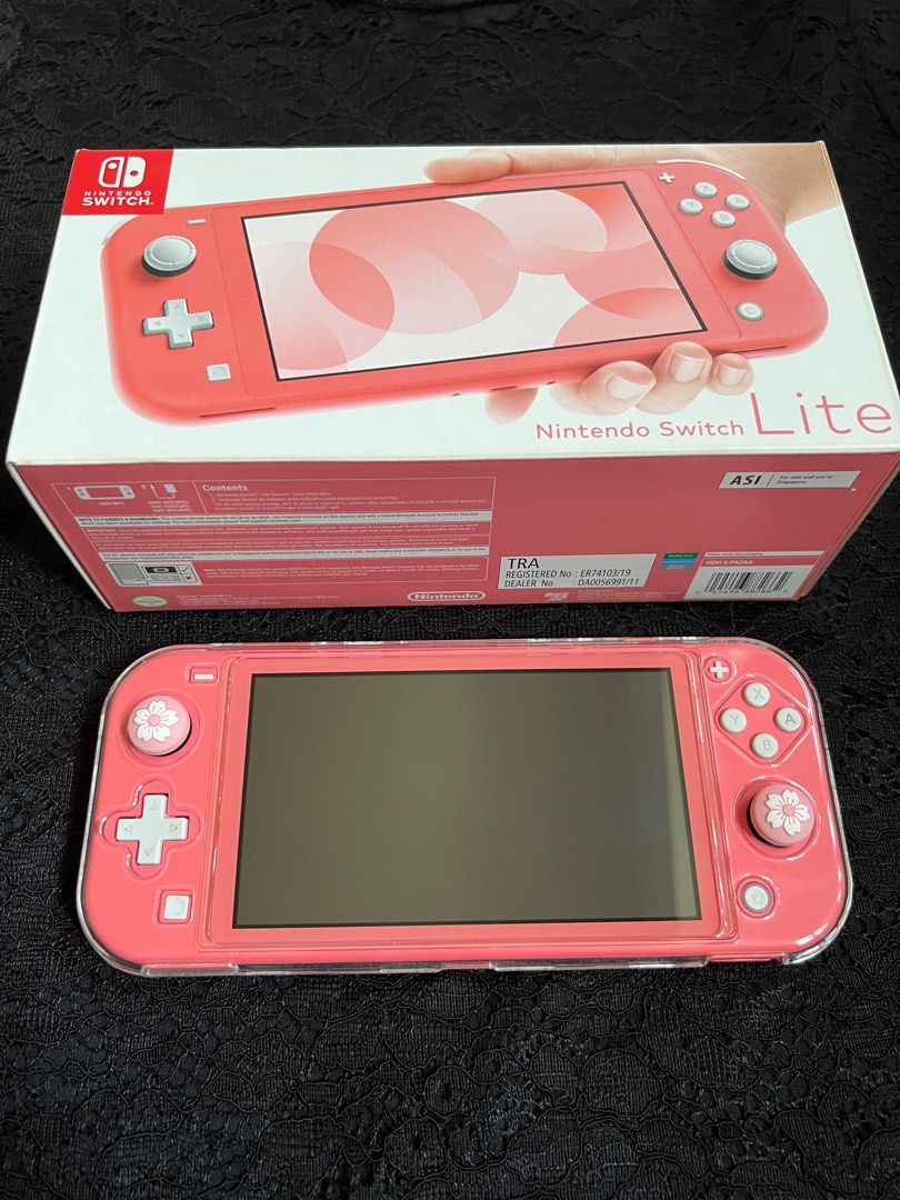 Nintendo Switch Lite( Coral Pink ), Video Gaming, Video Game Consoles ...