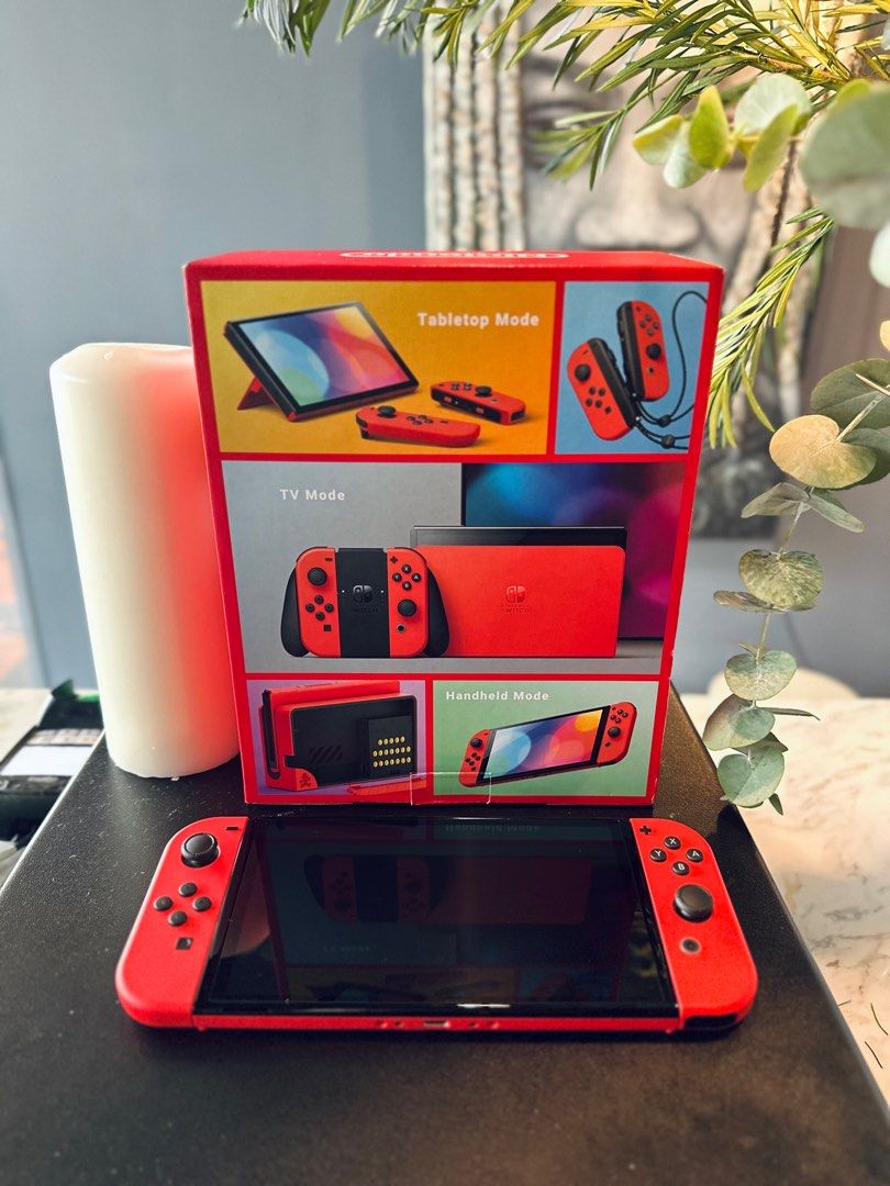 Nintendo Switch OLED(Mario Red limited edition), Video Gaming, Video ...