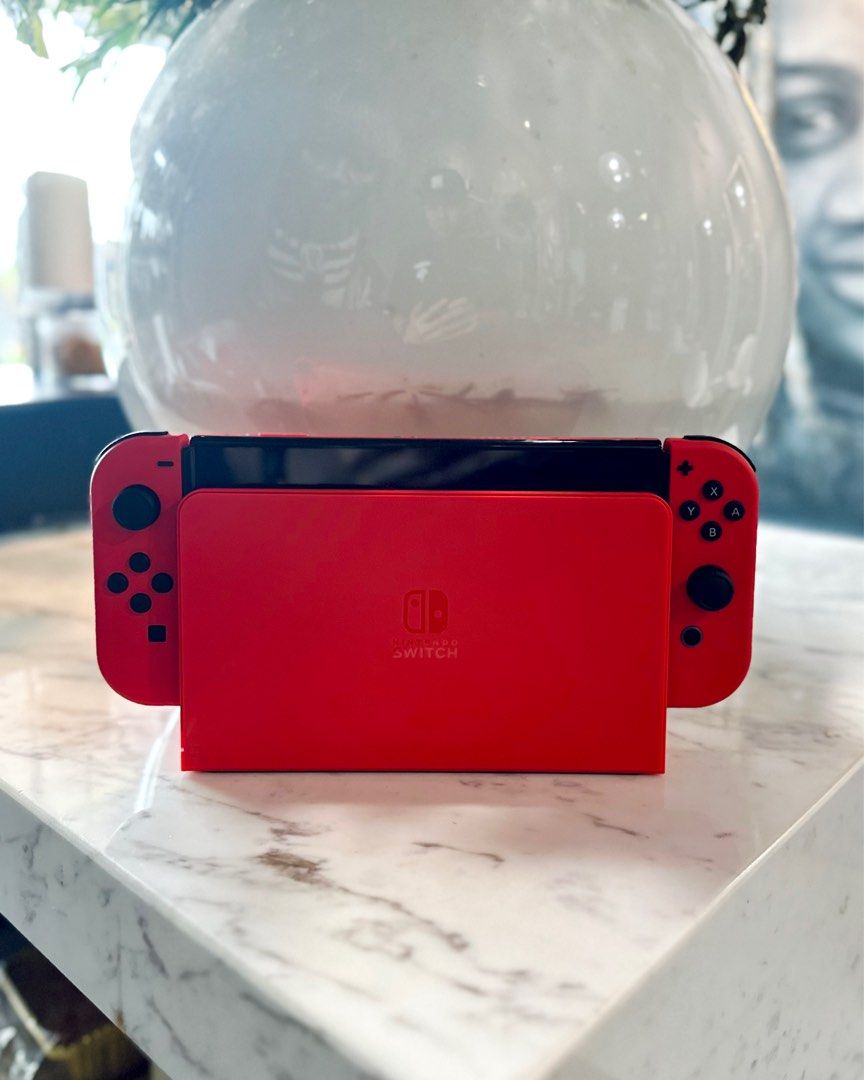 Nintendo Switch OLED(Mario Red limited edition), Video Gaming, Video ...