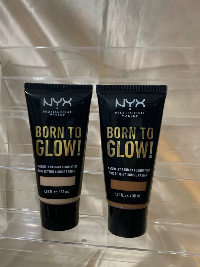 Nyx Born to Glow Foundation Bundle, Beauty & Personal Care, Face ...