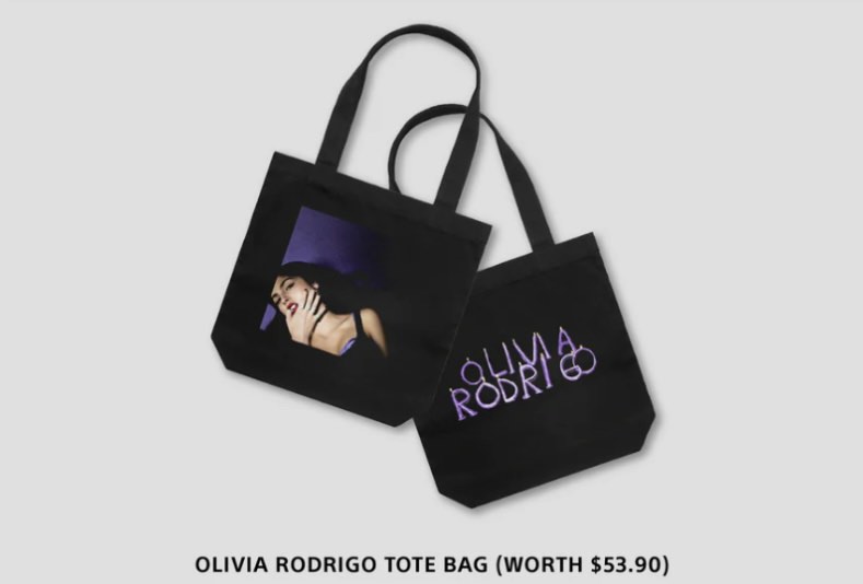 Olivia Rodrigo GUTS Tote Bag, Women's Fashion, Bags & Wallets, Tote ...