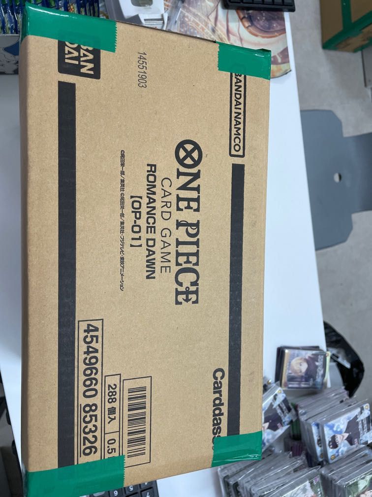 One piece OP01 carton for sale, Hobbies & Toys, Toys & Games on Carousell