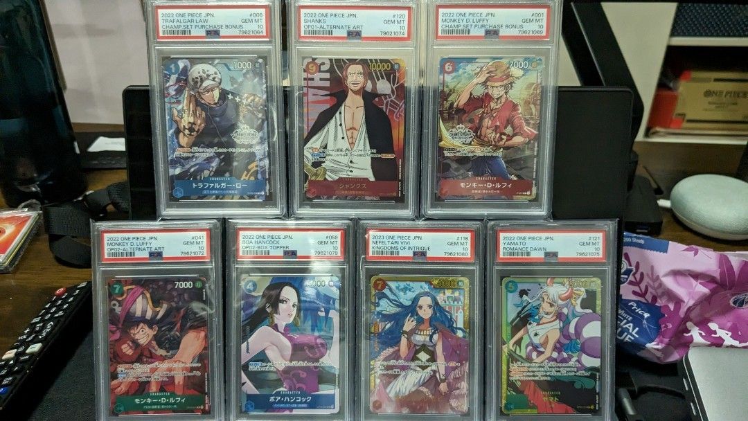 One piece tcg card game Luffy NAMI zoro op05 op01 op02, Hobbies & Toys ...