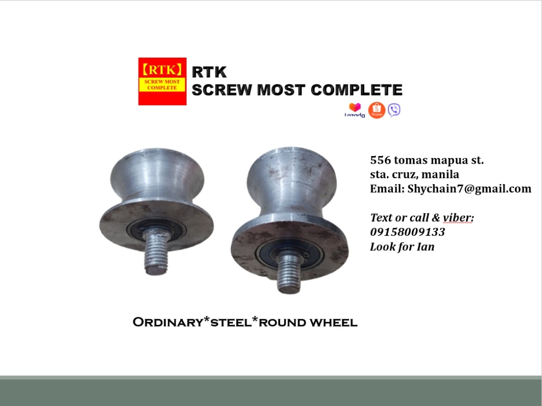Ordinary*steel*round wheel 2.0 Inches, Commercial & Industrial ...
