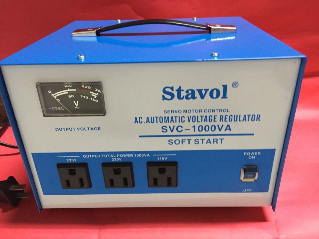ORIGINAL 1 yr guarantee AVR for sensitive items ref freezer fuel pump ...