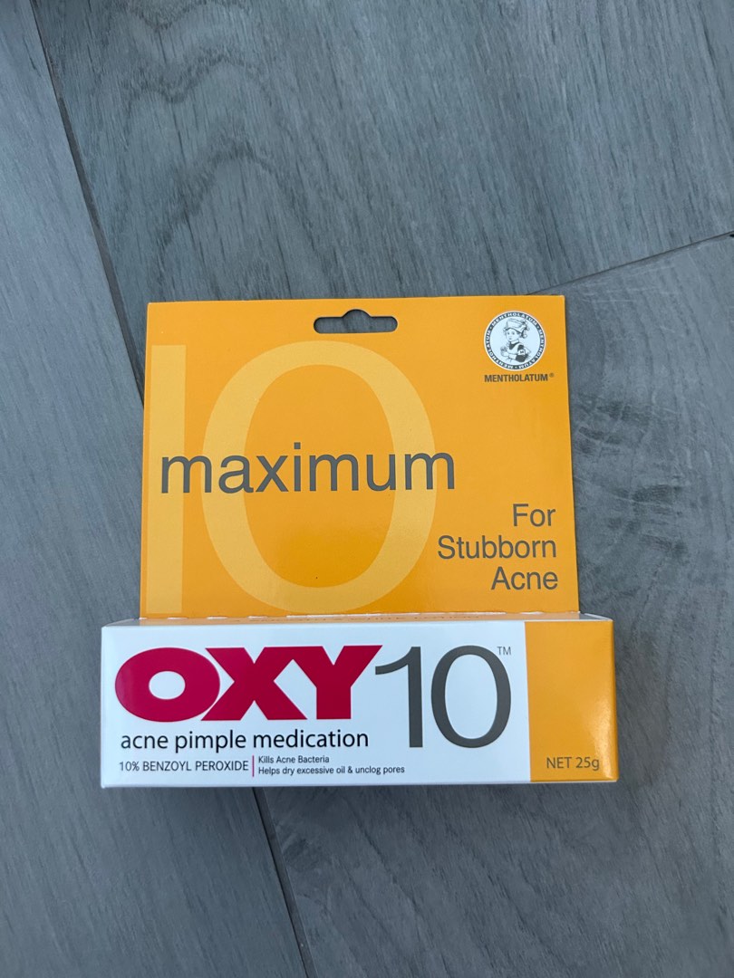 OXY10 acne pimple medication , maximum, Beauty & Personal Care, Face ...