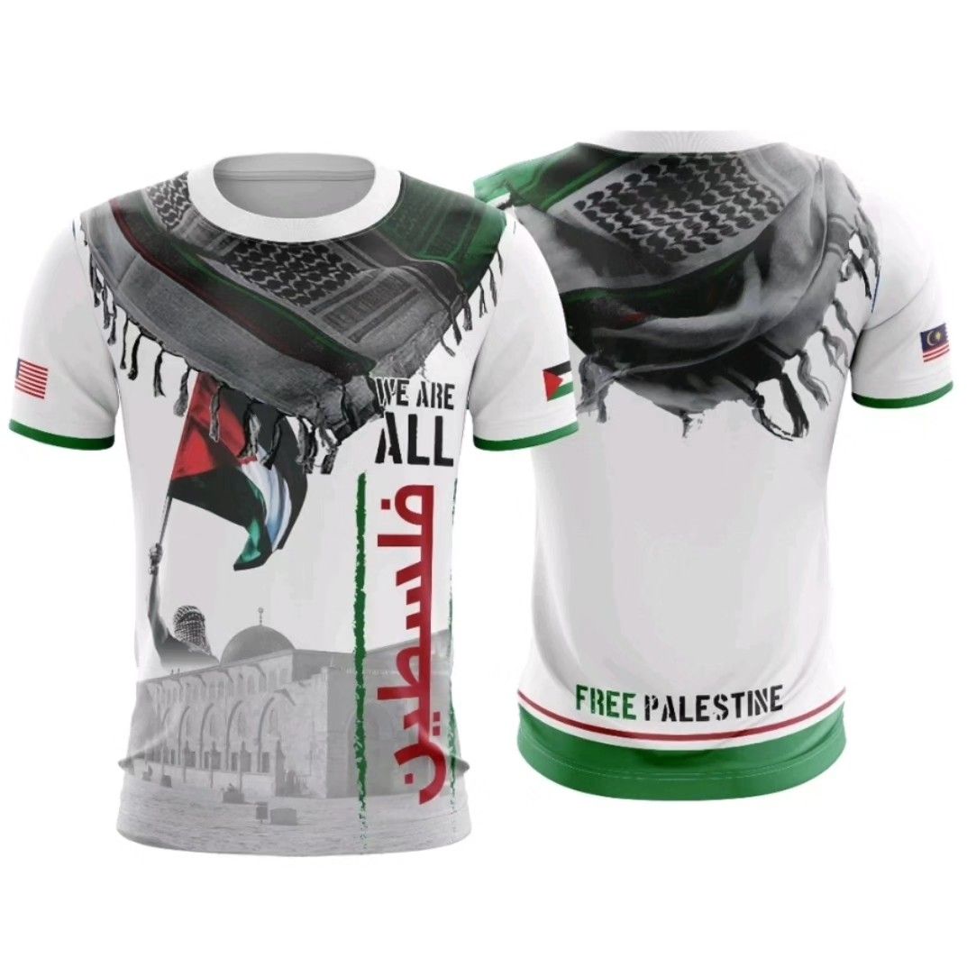 Palestine Design Shirt #savegaza, Men's Fashion, Muslim Wear, Tops on ...