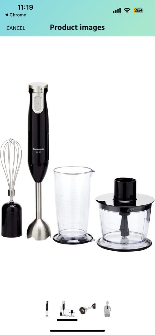 Panasonic 3 in 1 Hand Blender, TV & Home Appliances, Kitchen Appliances ...