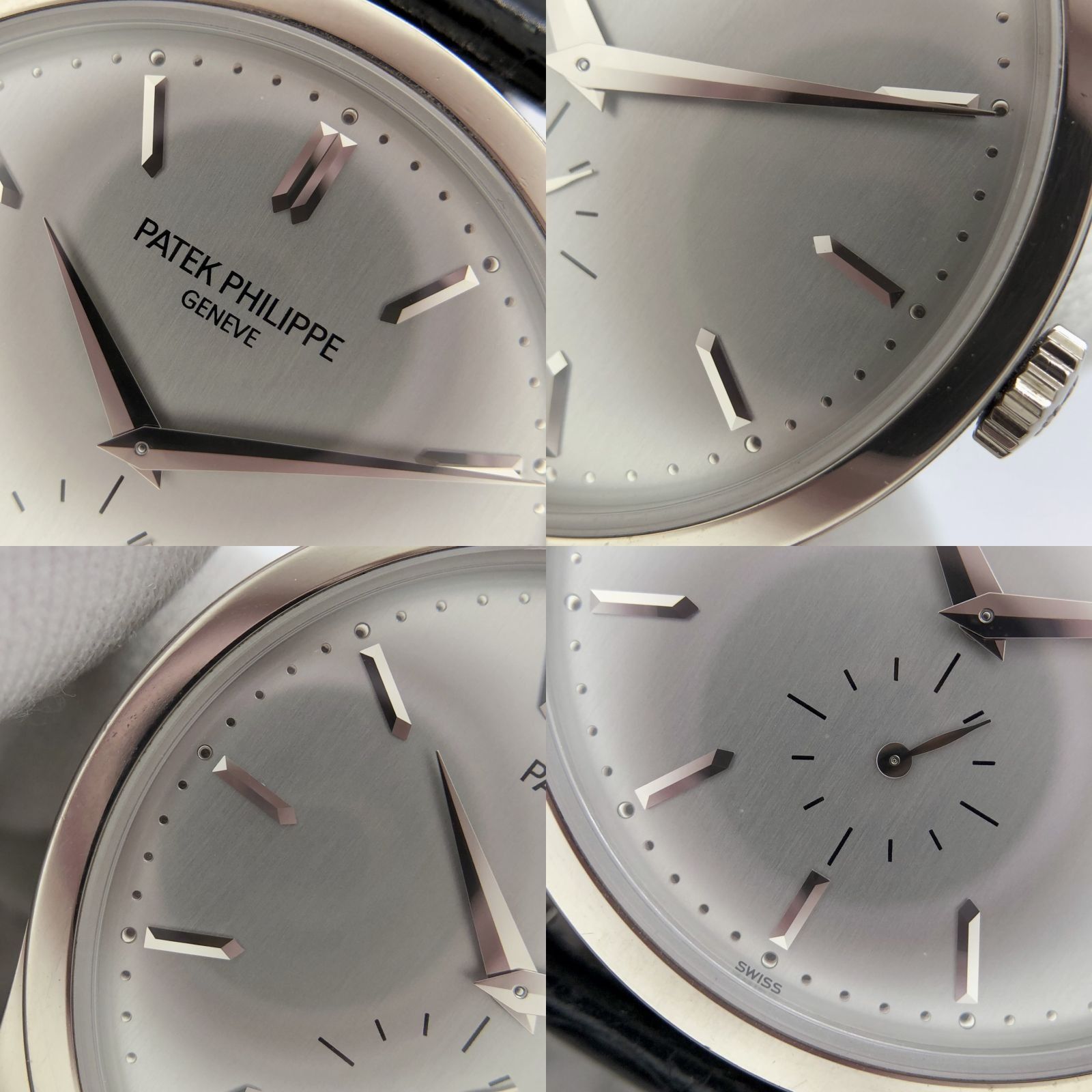PATEK PHILIPPE 5196G-001 18K WG 750 WHITE DIAL CALATRAVA HANDWIND 60 ...