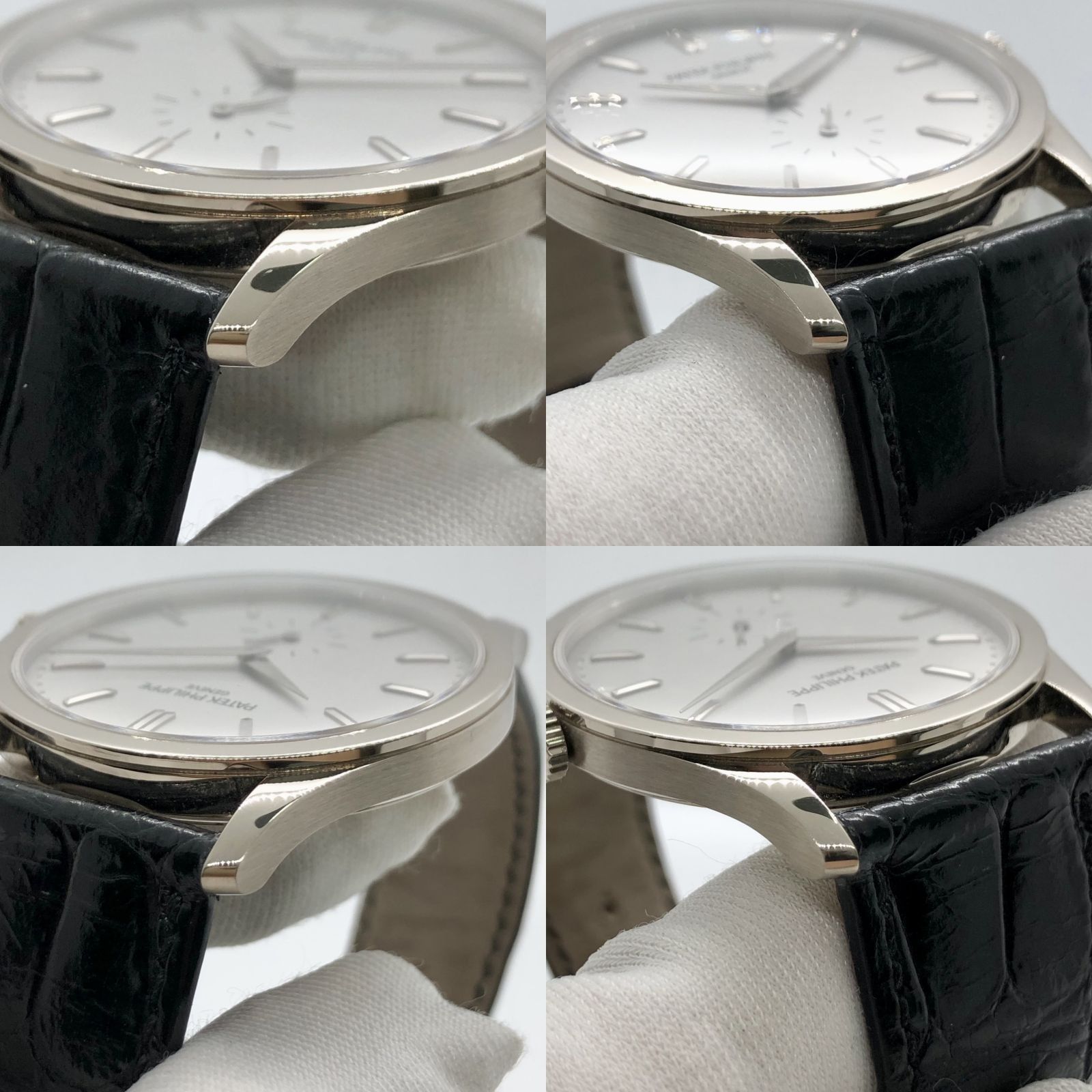 PATEK PHILIPPE 5196G-001 18K WG 750 WHITE DIAL CALATRAVA HANDWIND 60 ...