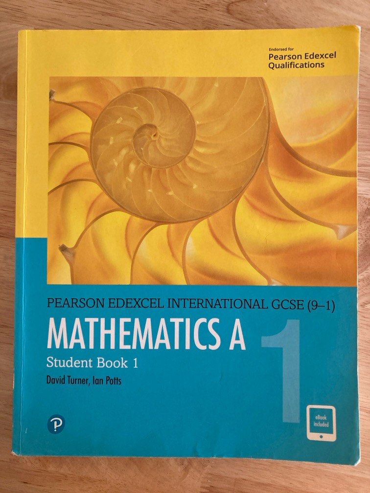 PEARSON EDEXCEL INTERNATIONAL GCSE (9-1) MATHEMATICS A Student Book 1, 興趣及遊戲, 書本 & 文具, 教科書 ...