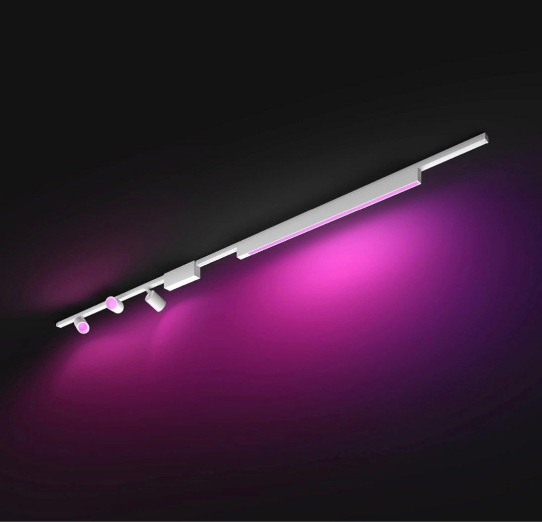 Philips Hue Perifo White and Colour Ambiance Smart LED Track Lighting ...