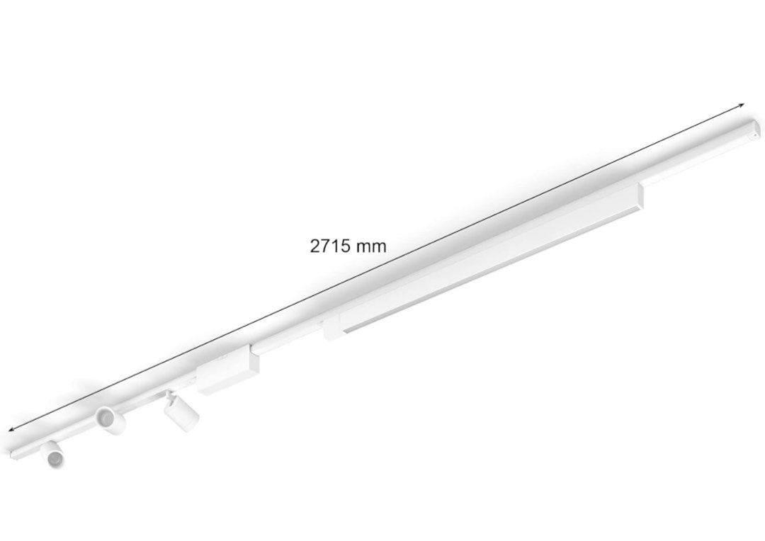 Philips Hue Perifo White and Colour Ambiance Smart LED Track Lighting ...