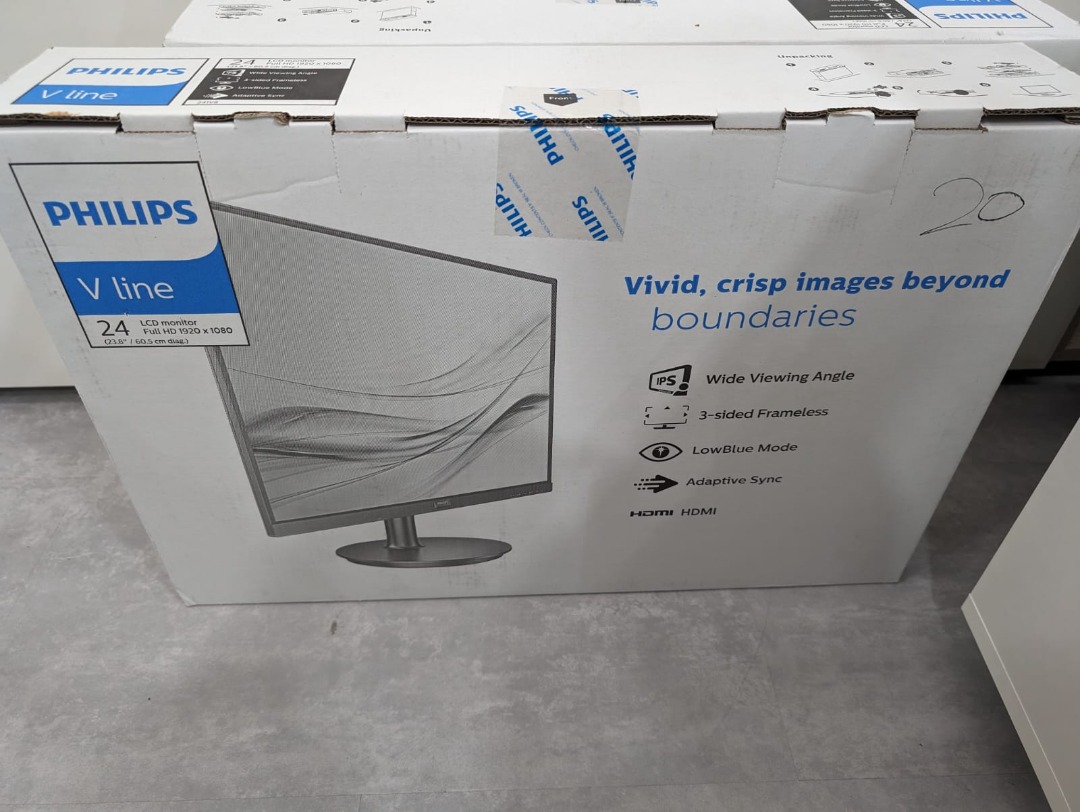 PHILIPS MONITOR 24' FULL HD IPS V LINE, Computers & Tech, Parts ...