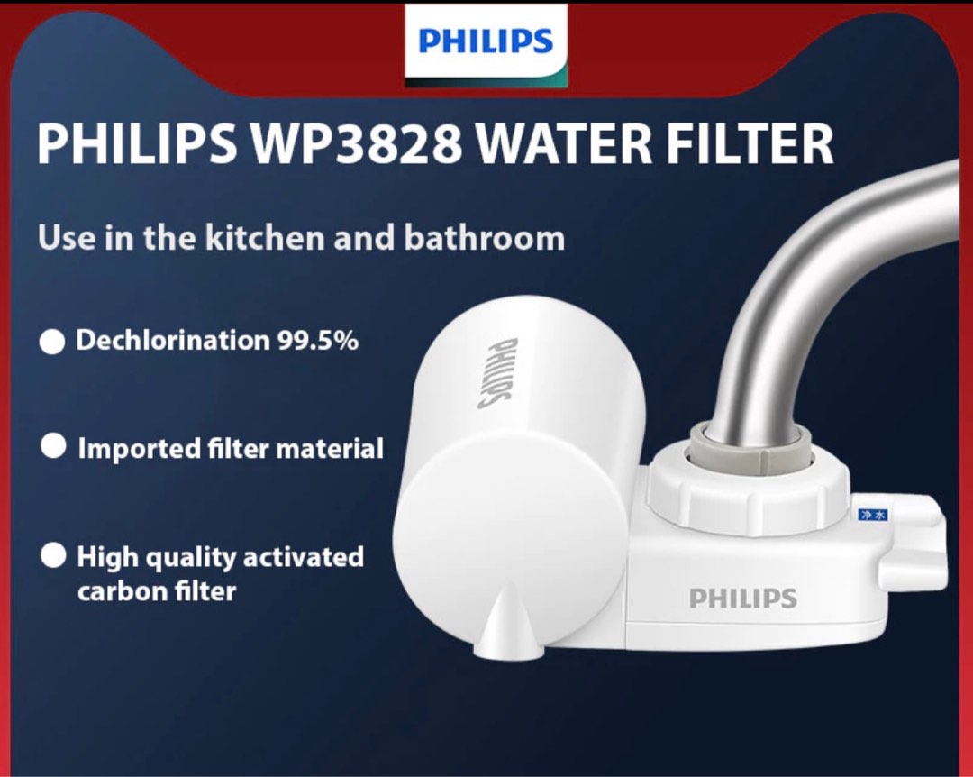 Philips WP3828 Faucet Water Filter, TV & Home Appliances, Other Home ...