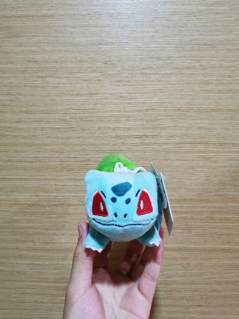 Pokemon Bulbasaur Keychain Plush Authentic, Hobbies & Toys, Toys ...