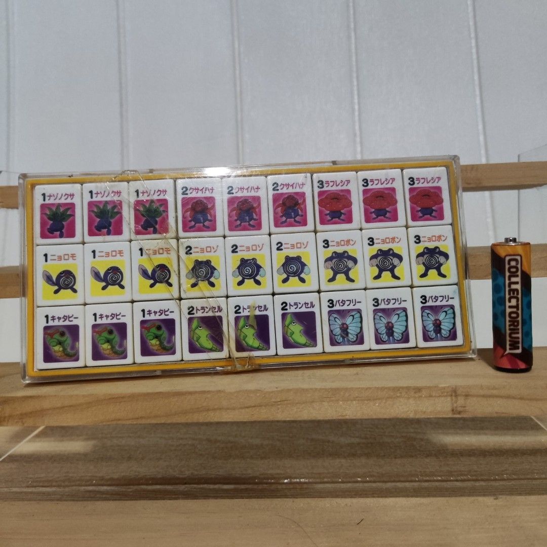 Pokemon Mahjong Set Vileplume Poliwrath Butterfree, Hobbies & Toys ...