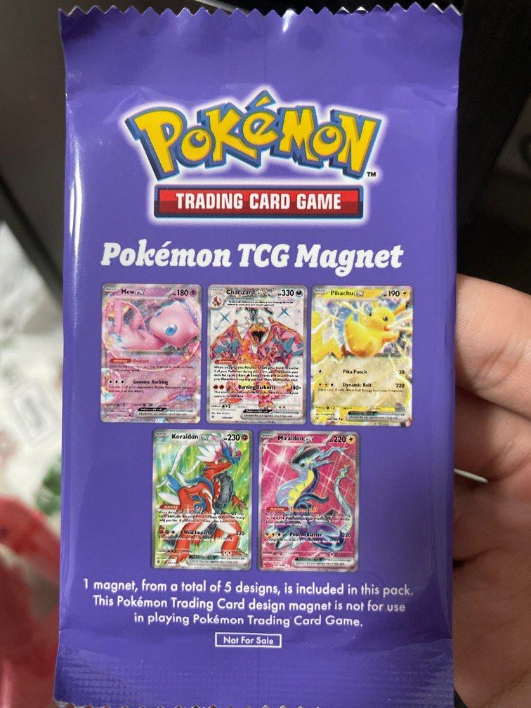 Pokemon TCG Magnet Sealed, Hobbies & Toys, Toys & Games on Carousell