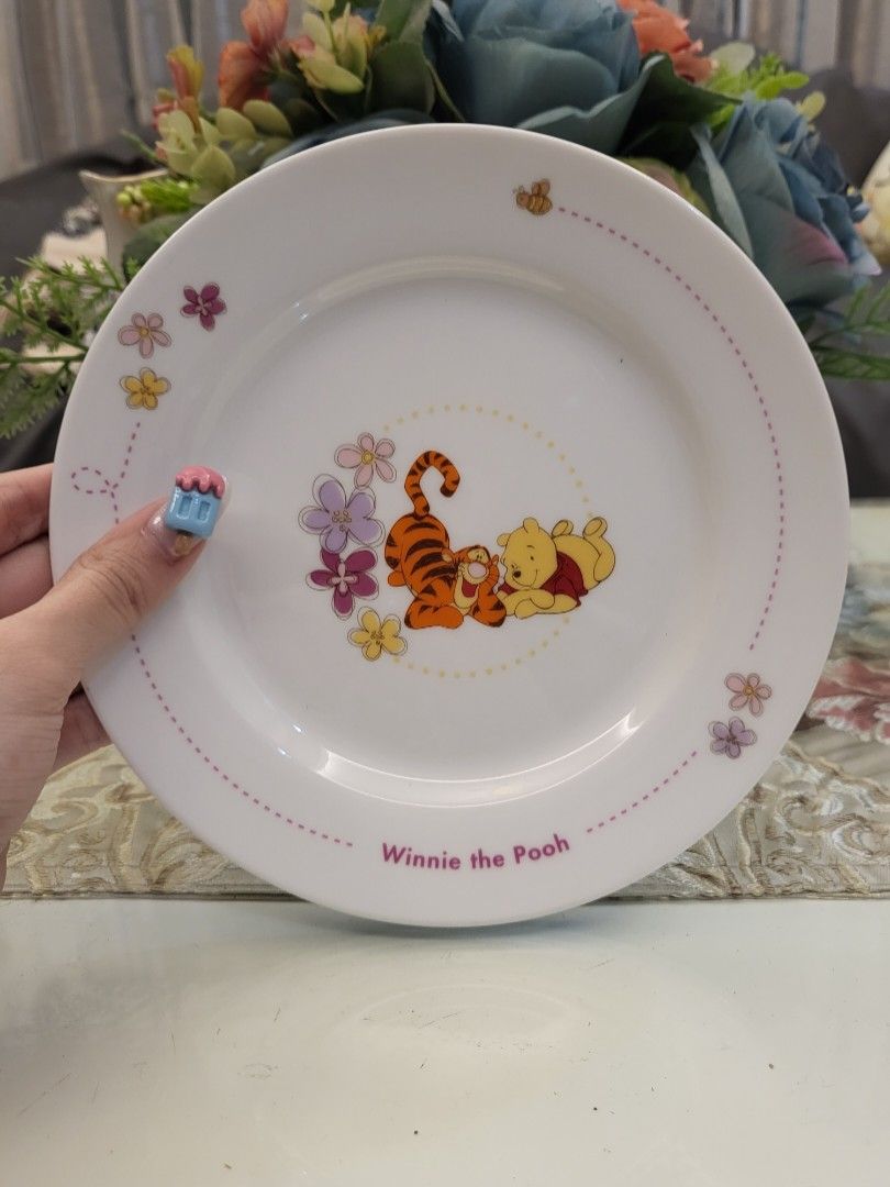 Pooh & Tigger Mini Plate, Furniture & Home Living, Kitchenware ...