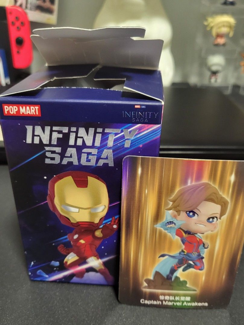 Popmart Avengers Marvel Infinity Saga Secret Captain Marvel, Hobbies ...