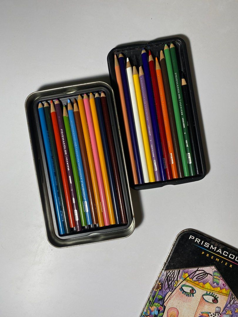 Prisma Color Premier 24 Colored Pencils with freebie, Hobbies & Toys ...