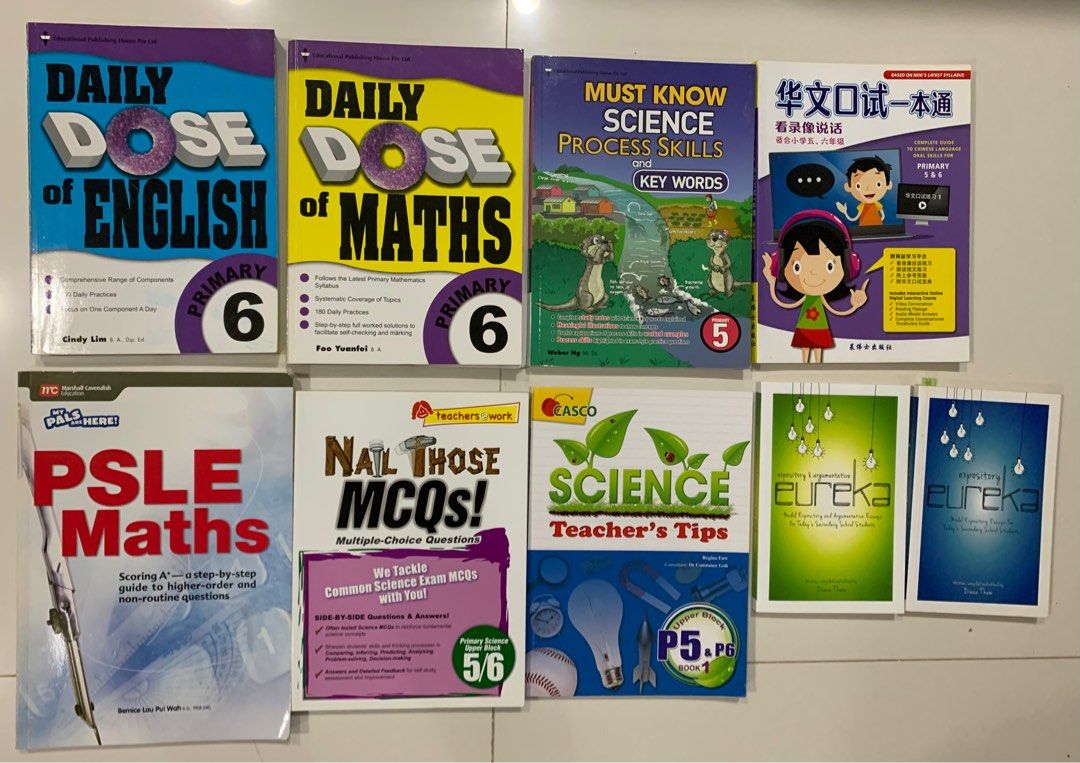 PSLE Sci and P5 P6 Math Sci Chi Eng, Hobbies & Toys, Books & Magazines ...