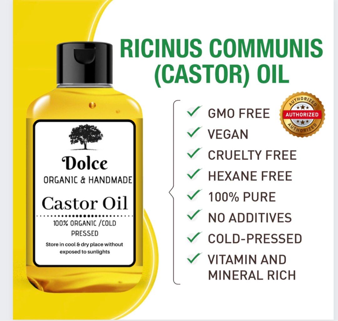 Pure Castor Oil 500ml, Beauty & Personal Care, Hands & Nails on Carousell