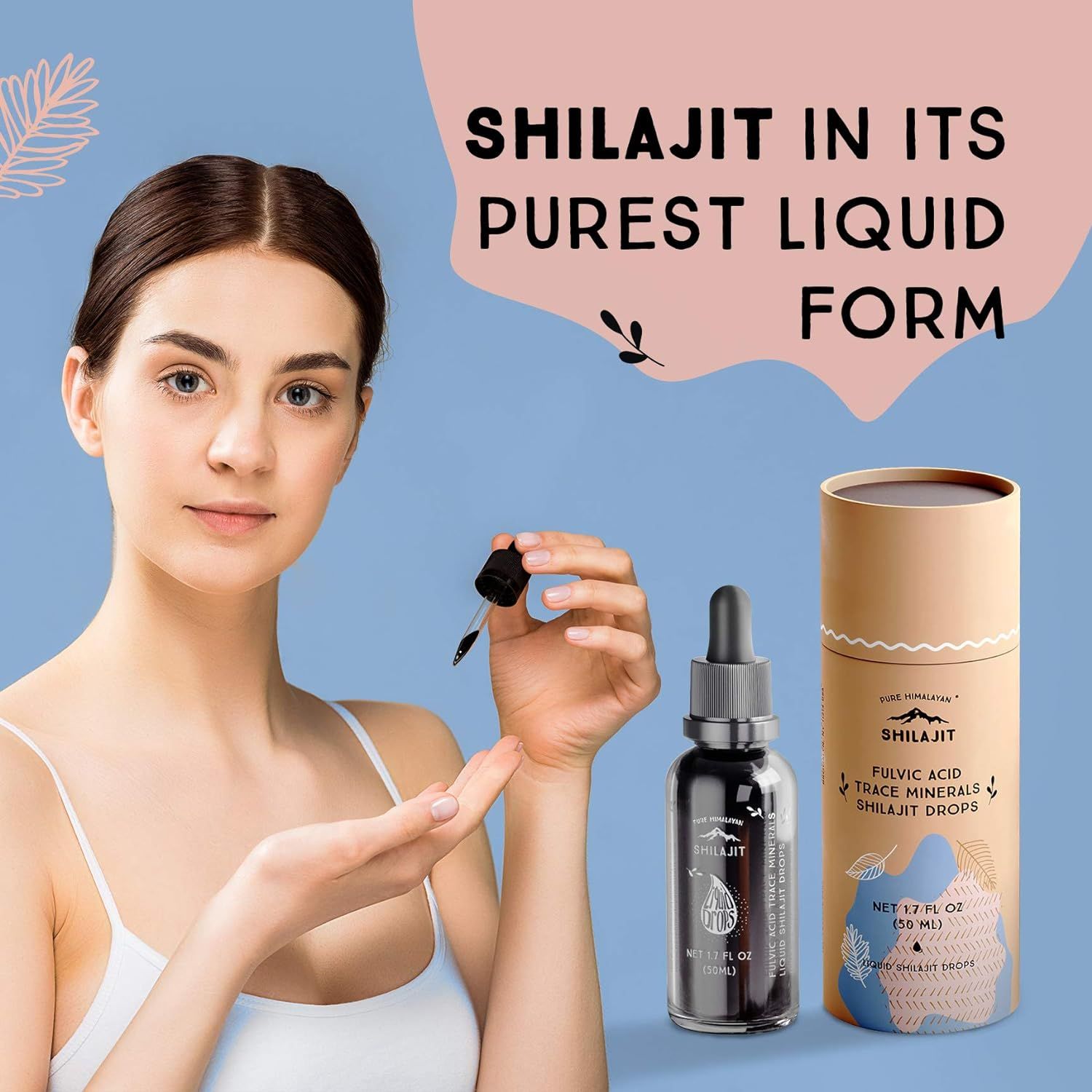 Pure Himalayan Shilajit, Liquid Drops, Authentic & Pure, Natural Trace ...