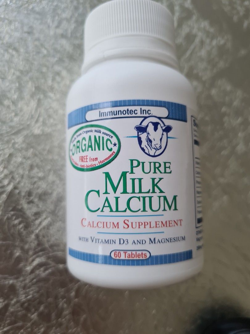 Pure Milk Calcium supplements, Health & Nutrition, Health Supplements ...