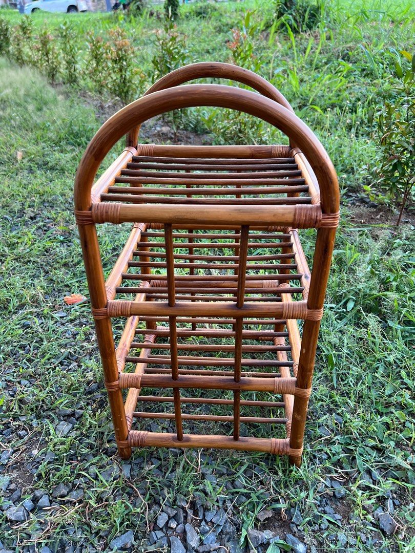 rattan shoe rack, Furniture & Home Living, Home Decor, Other Home Decor ...