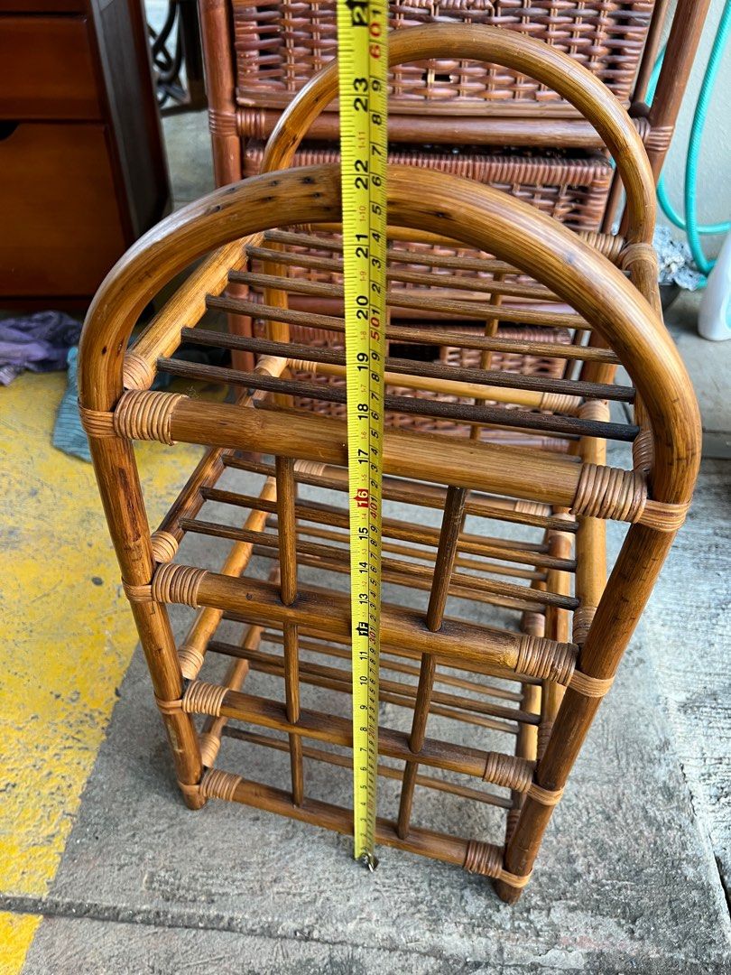 rattan shoe rack, Furniture & Home Living, Home Decor, Other Home Decor ...