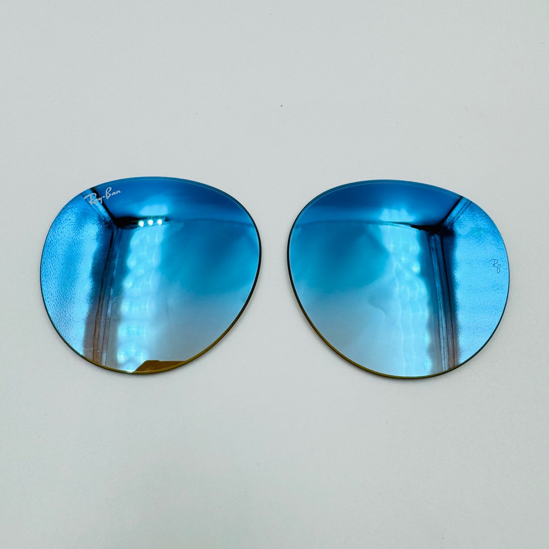 Rayban RB3647 Brown Gradient Mirror Blue Lens, Men's Fashion, Watches ...