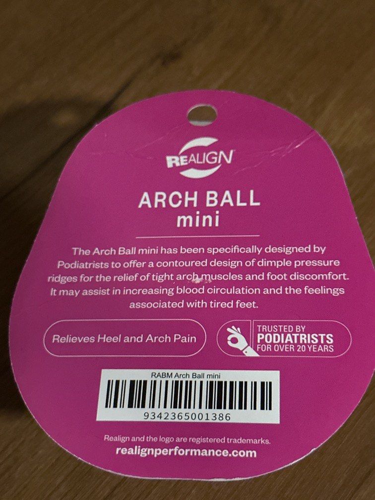 Realign Arch Ball Mini, Beauty & Personal Care, Foot Care on Carousell
