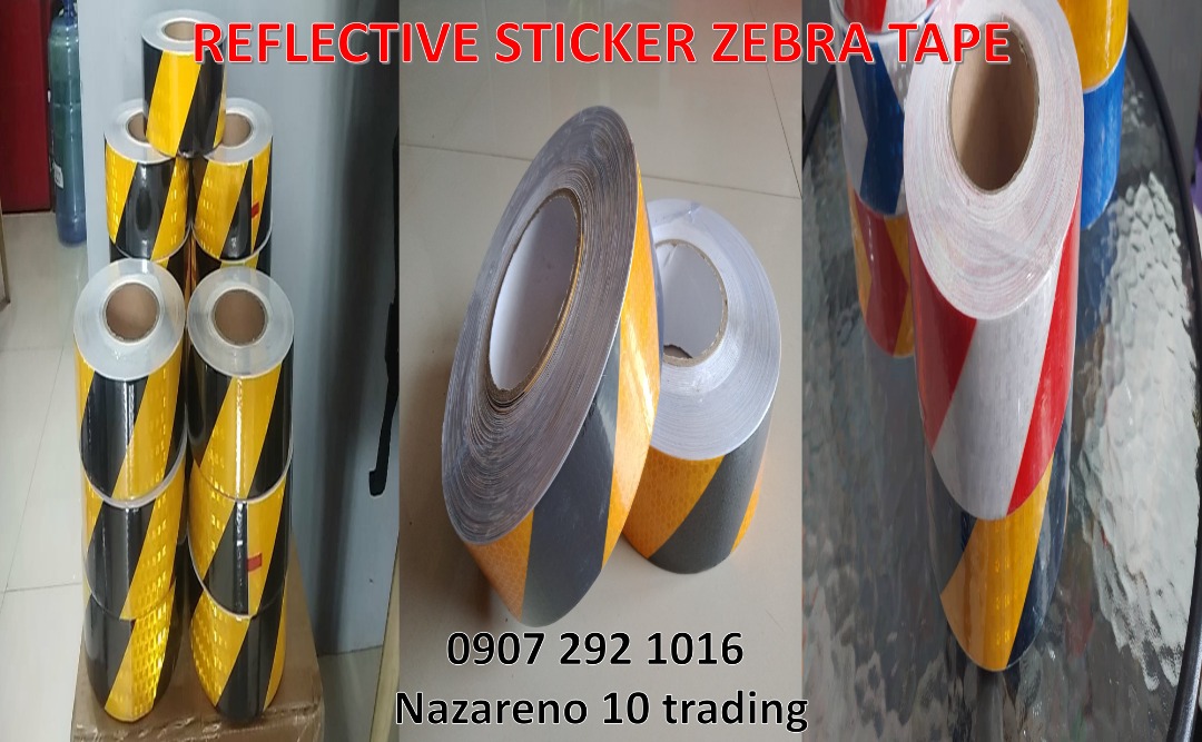 Reflective / Reflectorized sticker ZEBRA 62, Commercial & Industrial ...