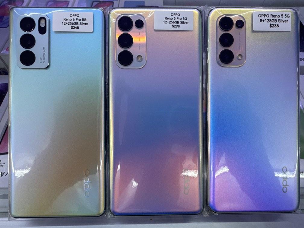 Reno 5 5G Galactic Silver 128GB, Mobile Phones & Gadgets, Mobile Phones ...