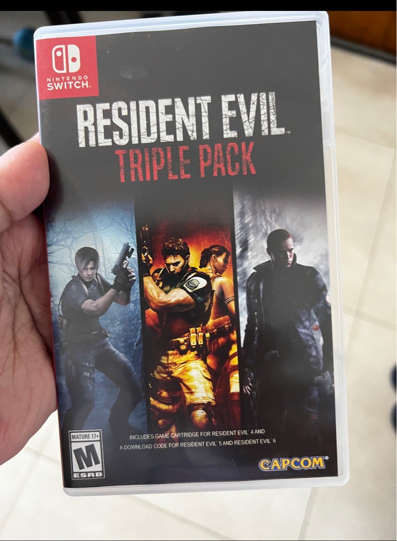 Resident Evil Triple Pack, Video Gaming, Video Games, Nintendo on Carousell