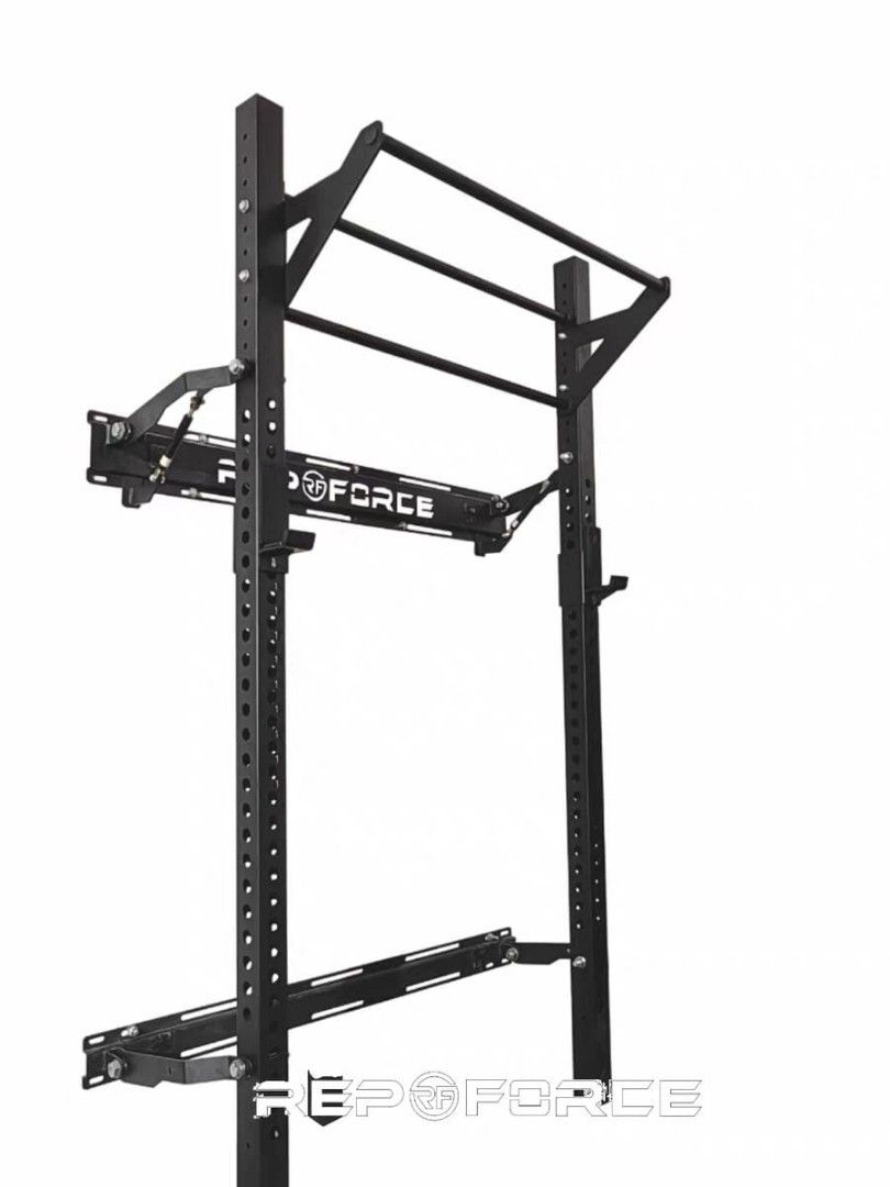 RF Wall Mount Fold Back Rack BN, Sports Equipment, Exercise & Fitness ...