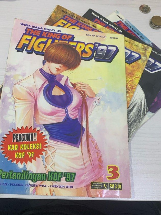 KOF 97 #3-#6 The King Of Fighters Book (RM20 satu komik sahaja) Vintage ...