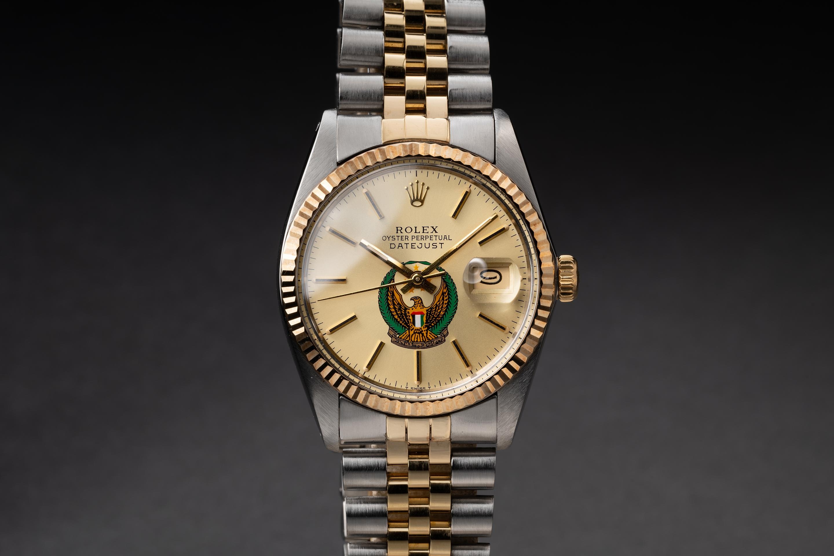 Rolex DateJust 16013 Original United Arab Emirates UAE Armed Forces ...