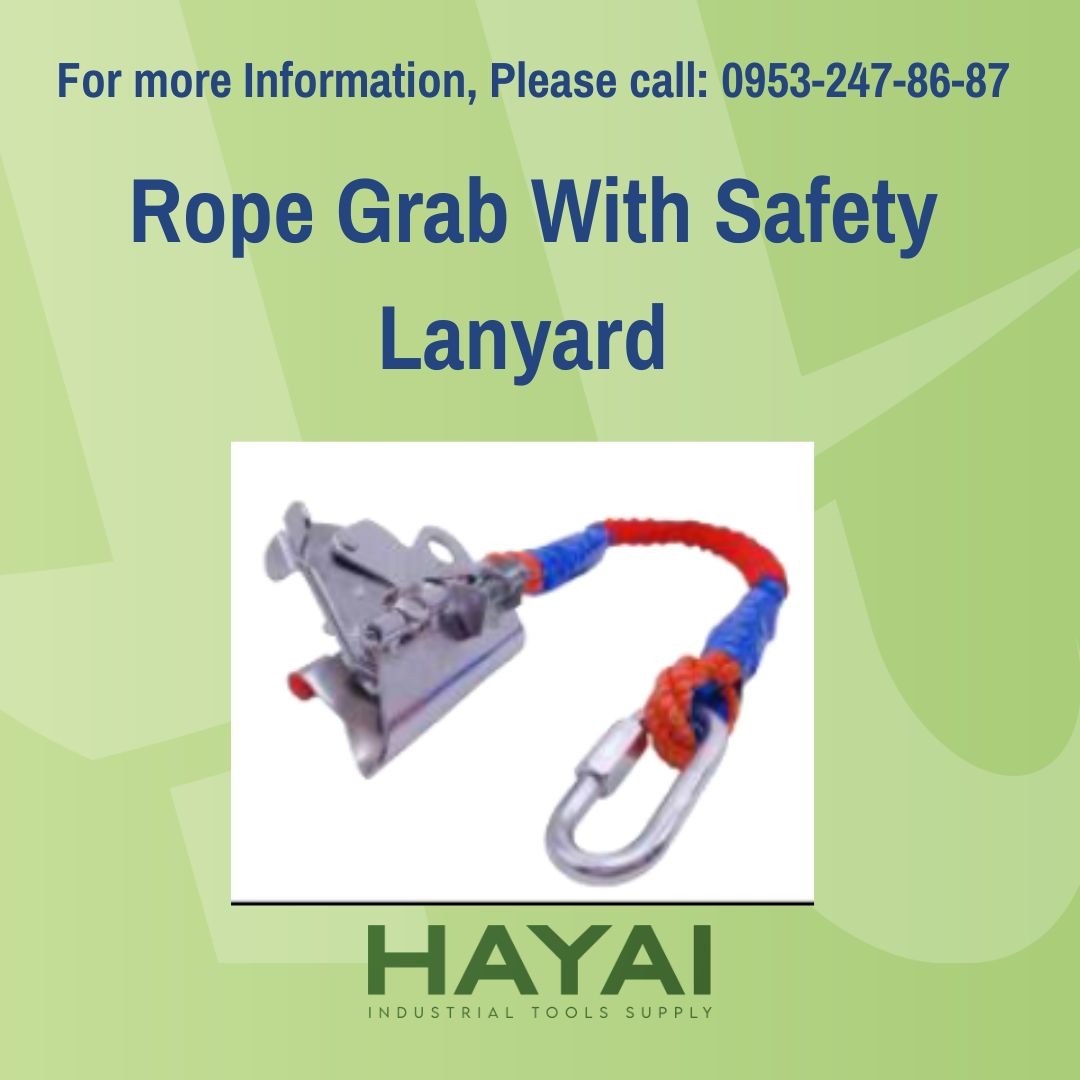 Rope Grab With Safety Lanyard, Commercial & Industrial, Construction ...