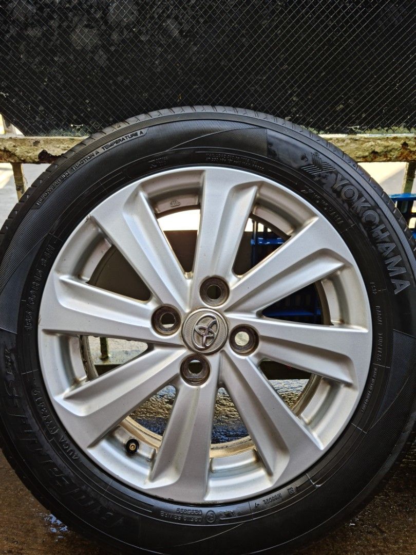 Rush Toyota Vios OEM Mags and Tires, Car Parts & Accessories, Mags and ...