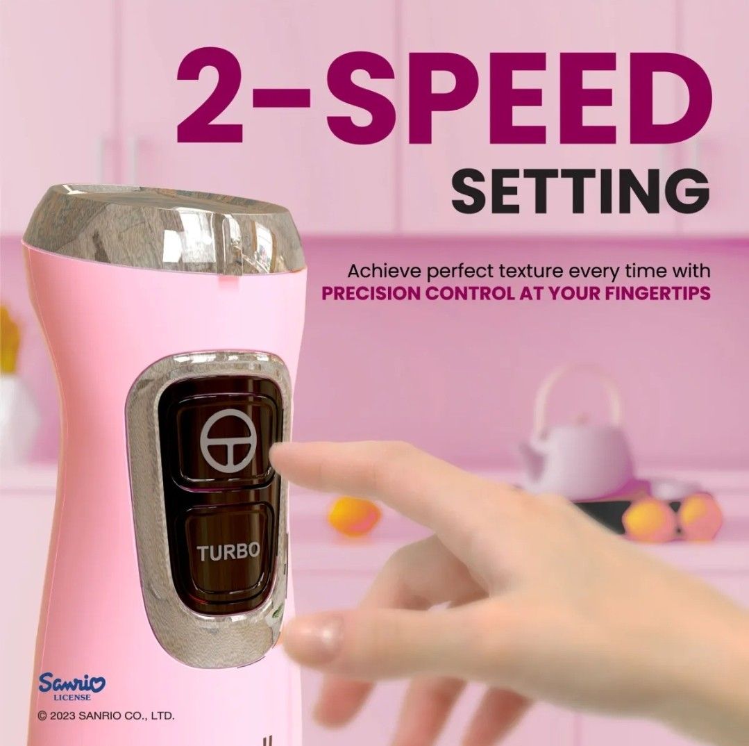 Russell Taylors x Sanrio Hello Kitty Hand Blender Food Processor (600W ...