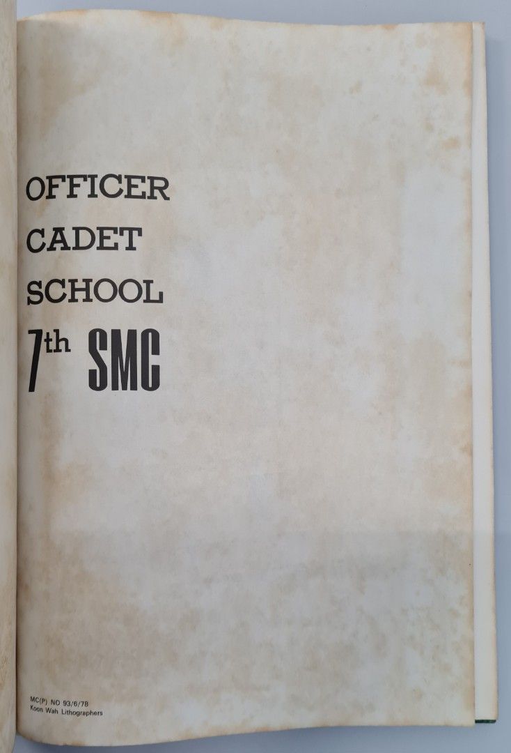 SAF OCS 7th Standard Military Course book 1978, Hobbies & Toys, Books ...
