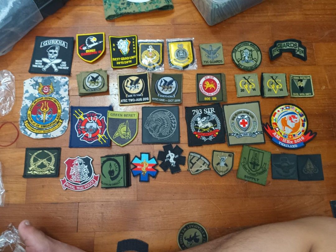 SAF Velcro Patches Unit /Exercise/ sew on, Hobbies & Toys, Memorabilia ...