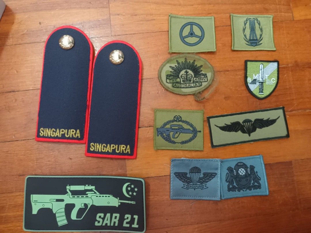SAF Velcro Patches Unit /Exercise/ sew on, Hobbies & Toys, Memorabilia & Collectibles, Vintage ...