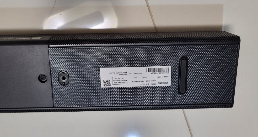 Samsung HW M550 Soundbar with wireless subwoofer, Audio, Soundbars ...