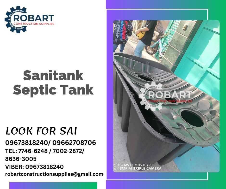 Sanitank Septic Tank, Commercial & Industrial, Construction Tools ...