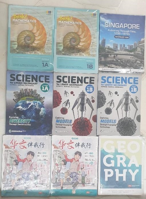 Secondary 1 Textbooks, Hobbies & Toys, Books & Magazines, Textbooks on ...